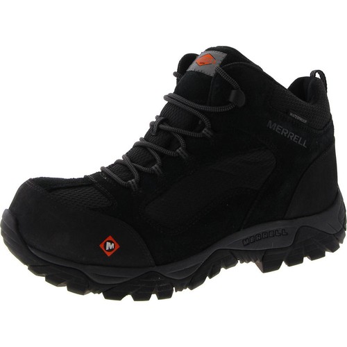 Merrell Mens Moab Onset Mid Black Work & Safety Boots 11.5 Medium (D ...