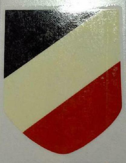 WW2 German Helmet Decal National Colours 1 pcs | eBay