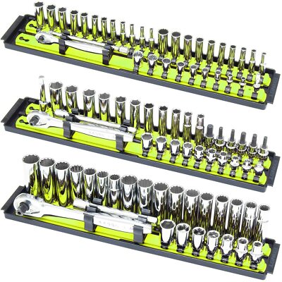 Ernst Tools | Made in USA | 114 Socket Ratchets Extensions Organizer ...