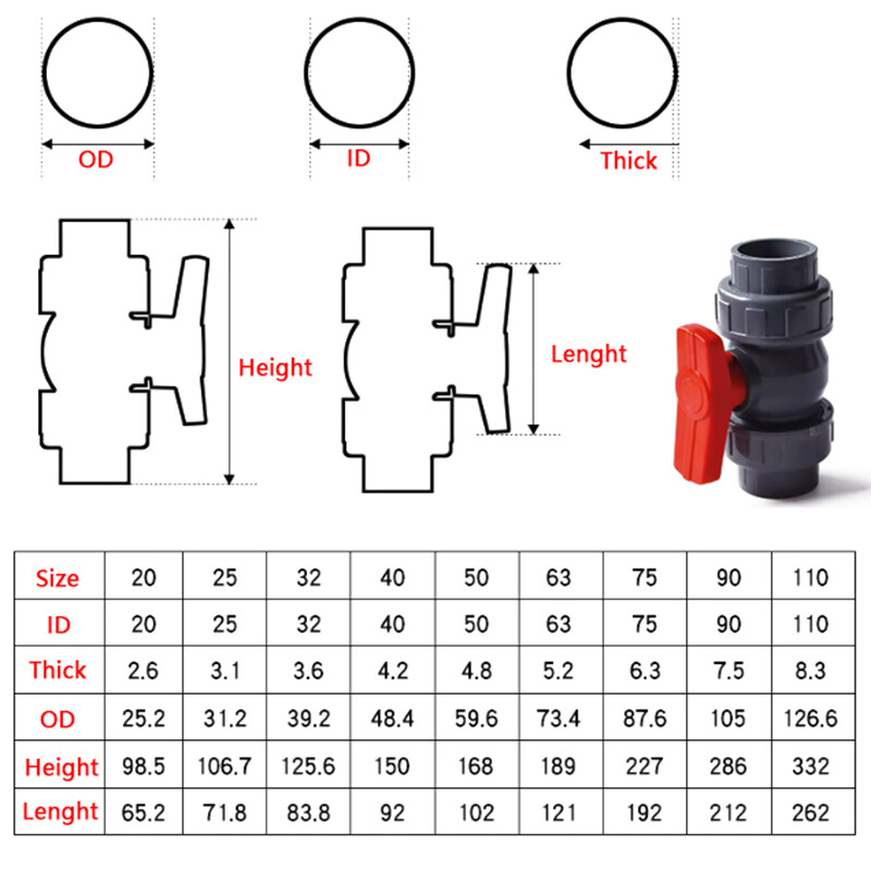 PVC Metric Plumbing Fittings Pipe For Aquarium Fish Tank Pond Solvent ...