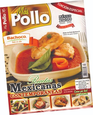 REVISTA "MÁS POLLO; RECETAS MEXICANAS CONTEMPORÁNEAS", EN ESPAÑOL | eBay