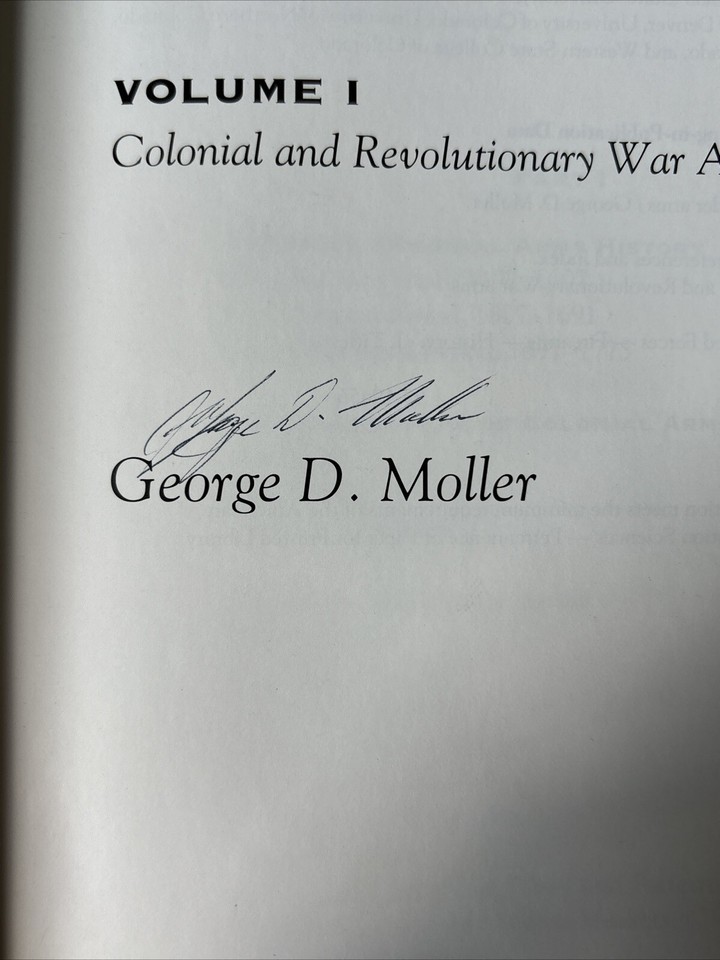 American Military Shoulder Arms, Volume I Signed by George Moller 1993 HC/DJ | eBay