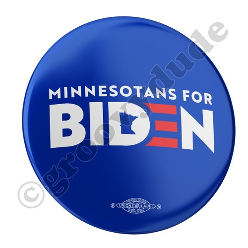 Official Minnesotans For Joe Biden President 2020 MN Campaign Pin ...