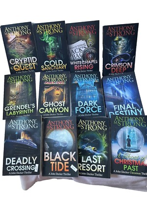 Anthony M Strong Book Lot John Decker Thriller series Lot Of 12 2020s ...