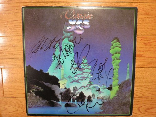 YES SIGNED LP BY BAND EXACT PROOF! COA AUTOGRAPHED IN PERSON ALAN WHITE ...