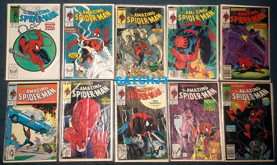 1988 TODD MCFARLANE ART AMAZING SPIDER-MAN #301-328 316 MARVEL COMICS ...