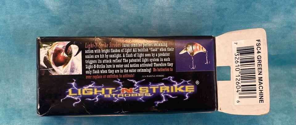 Two(2) Vintage 1990's Light N Strike Fishing Lures by Cobra in Original ...