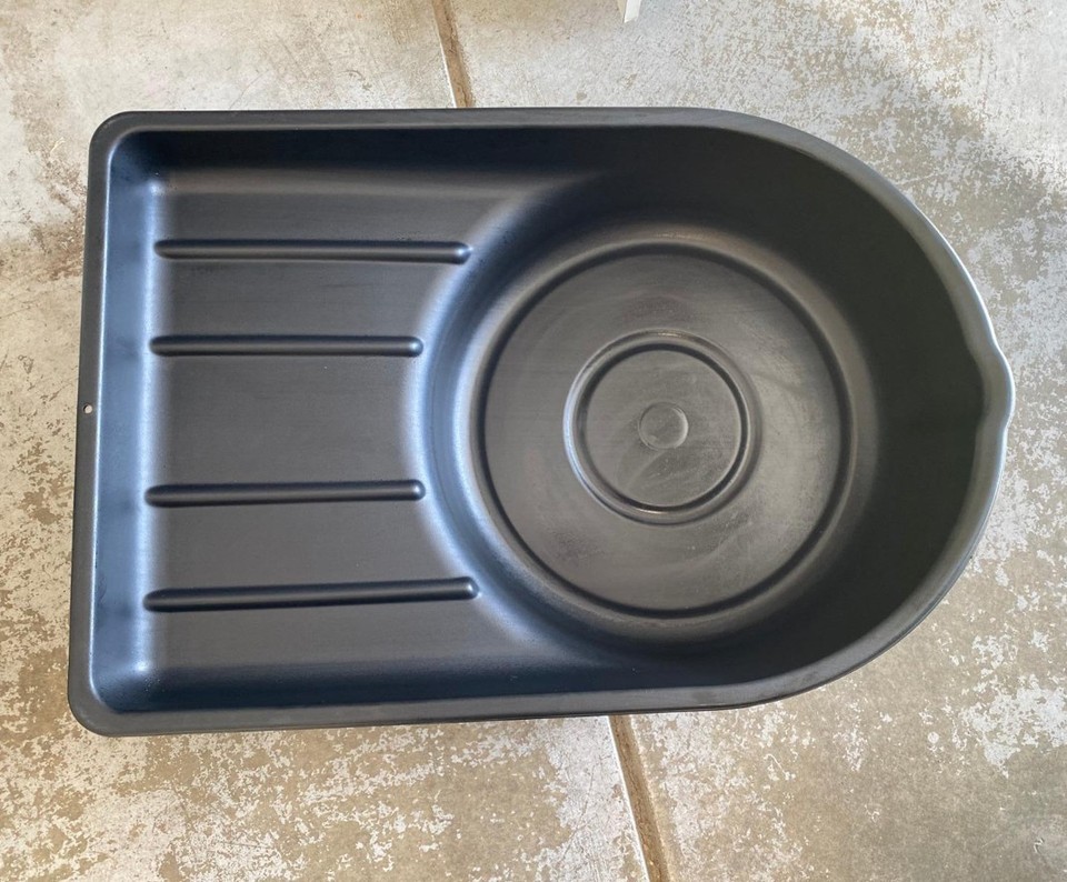 Large Auto Oil Drain Pan Drip Tray Leak Spill Fluid Catch for Garage ...
