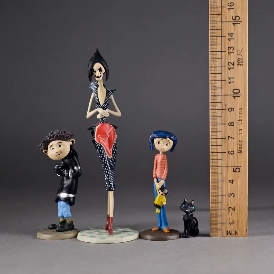Coraline Model Dolls Toys 3-13cm Figure Coraline, Cat, Wybie, Other ...