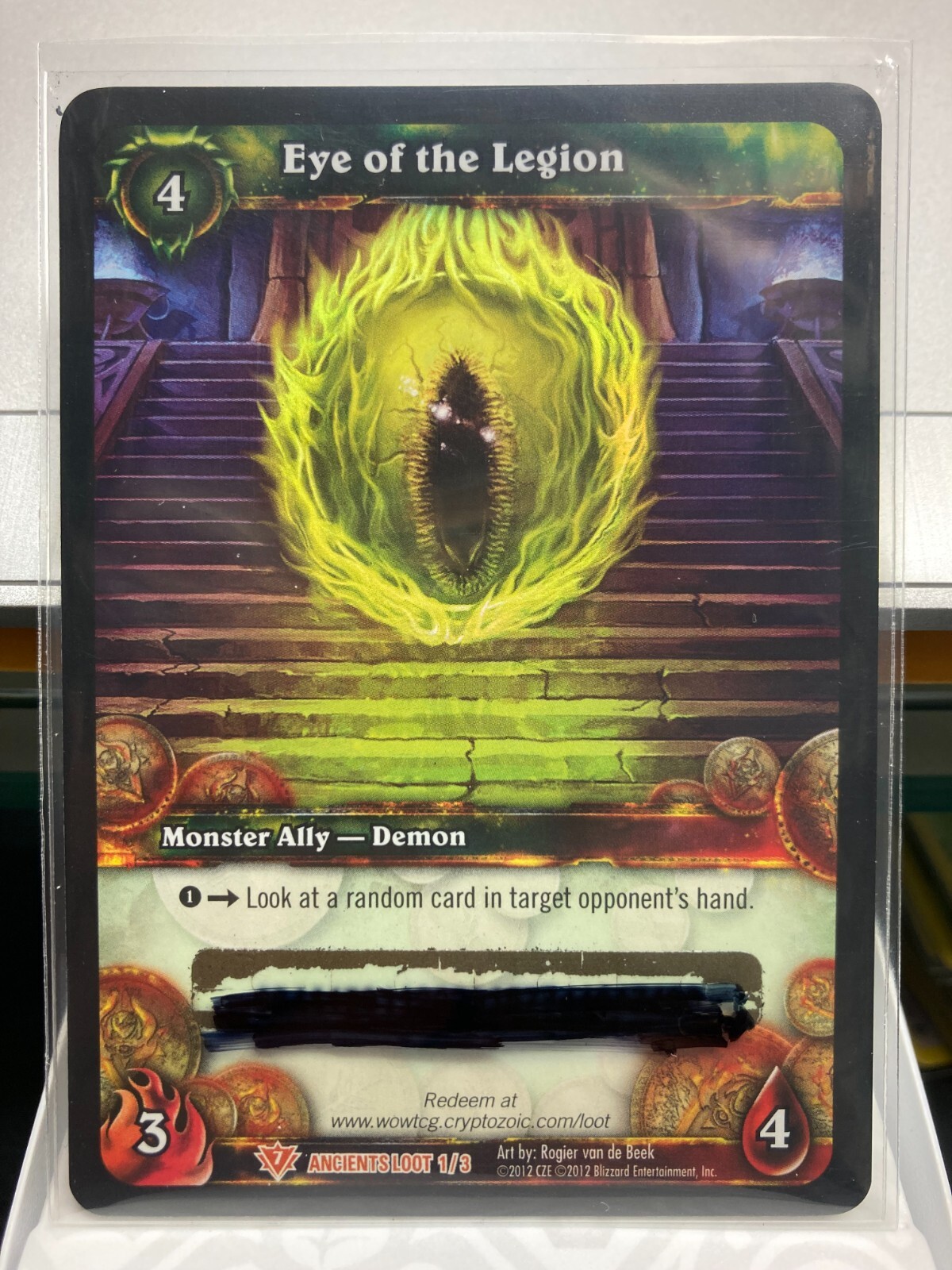 SCRATCHED/Code has been Used World of Warcraft TCG Loot Card - You Pick ...