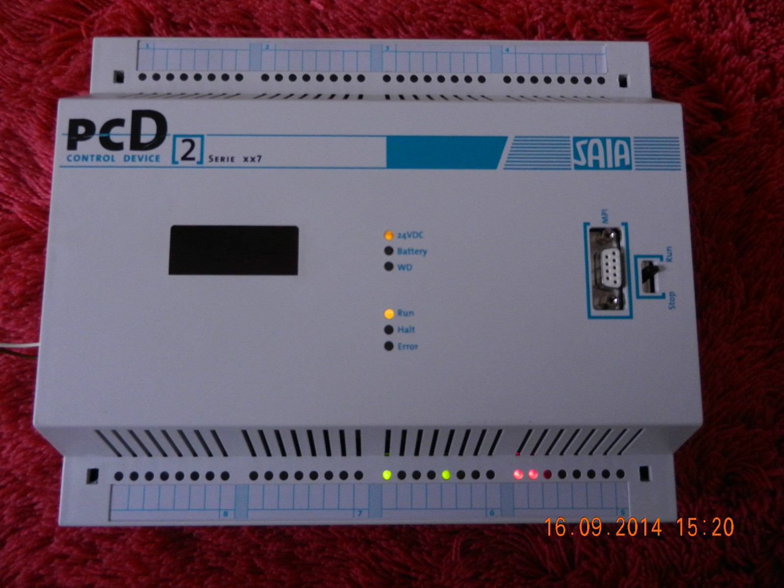 SAIA-BURGESS PCD2 M127 Control Device 24V mit 7 Karten, war Ersatzteil ...