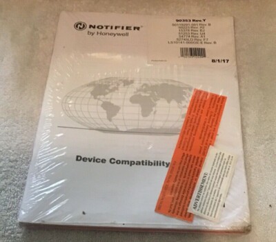 Notifier DEVICE COMPATIBILITY MANUALS 90353 NEW UNOPENED | eBay