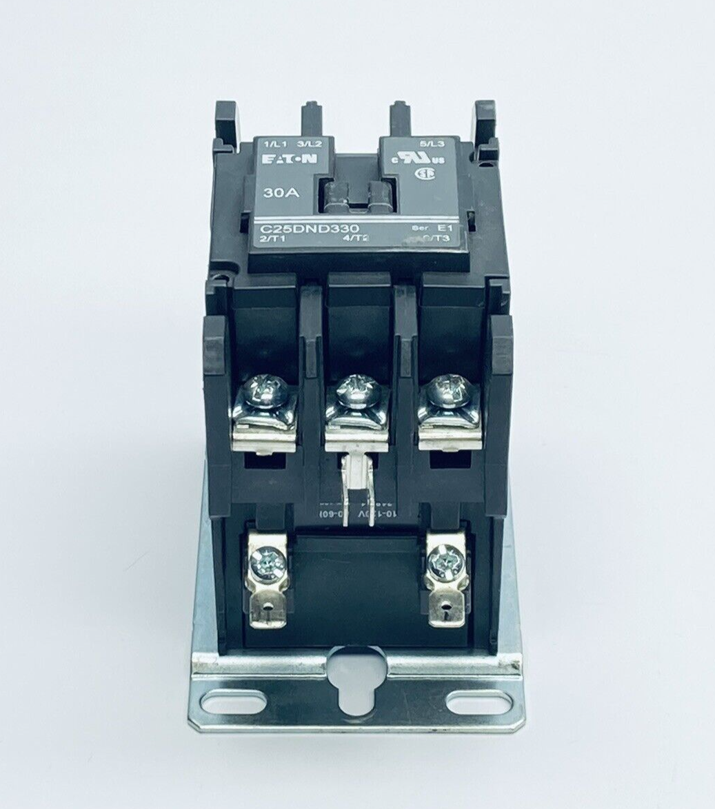 UNUSED EATON C25DND330 NEMA CONTACTOR 600VAC 3-POLE 110/120V-COIL ...