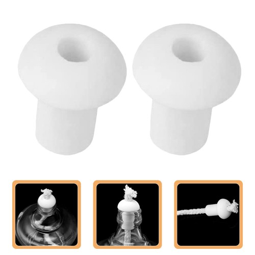 10Pcs Ceramic Wick Holders Oil Lamp Wick Holder Replacements Oil Lamp ...