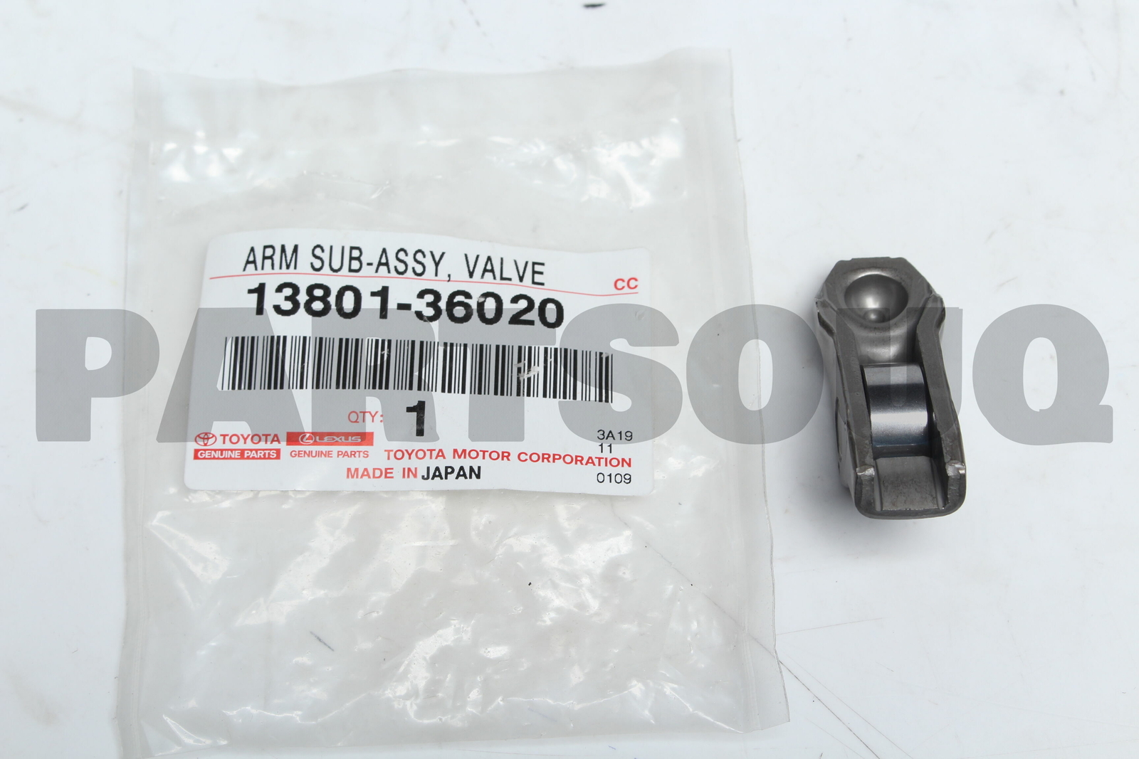 1380136020 Genuine Toyota ARM SUB-ASSY, VALVE ROCKER, NO.1 13801-36020 ...