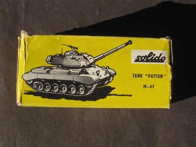 Vintage Solido Tank Patton M-47 # 202 MINT with Original Box | eBay