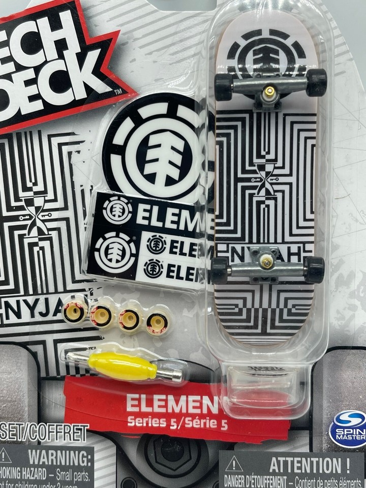 New/Sealed Tech Deck Series 5 ELEMENT Fingerboard Skateboard Nyjah ...