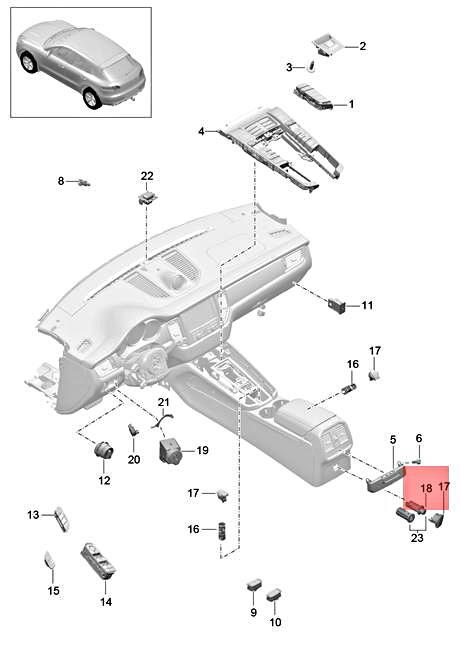 Genuine PORSCHE Cayenne Macan 92A 95B Cigarette Lighter Cover ...