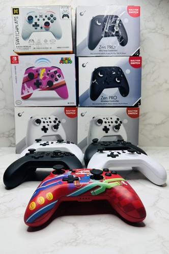 Lot Of 11 Nintendo Switch Wireless Controllers- Mario, Zen Pro, Hori ...