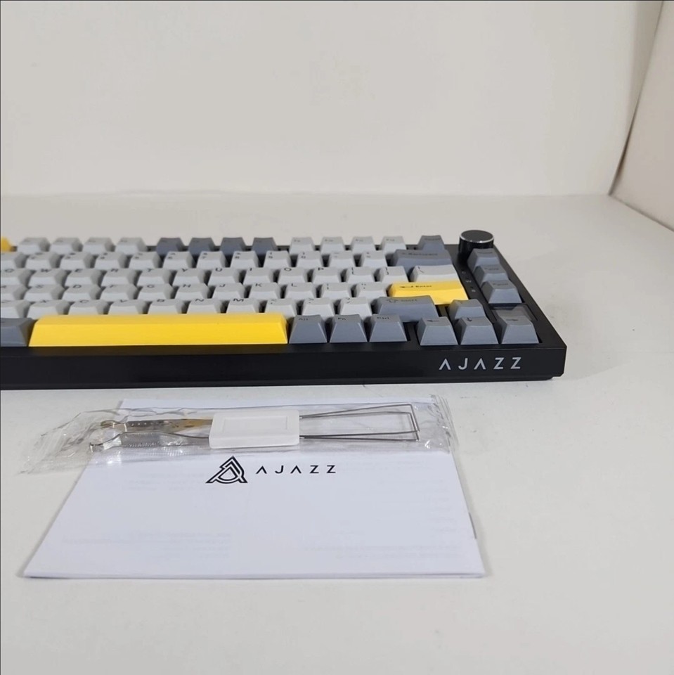 AJAZZ x NACODEX AK820 Pro - 75% RGB Mechanical Keyboard with Knob ...