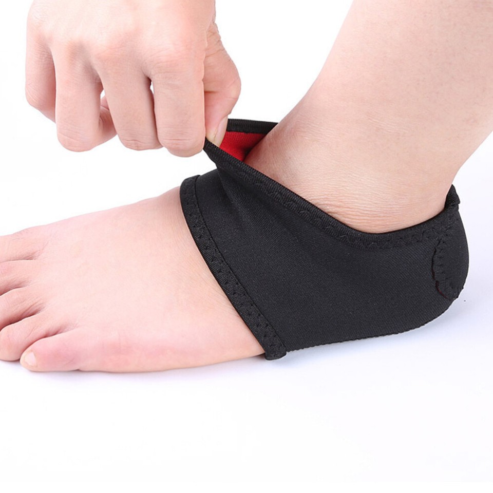 2PCS Ankle Stabilizer Heel Cups for Heel Pain heel cups Mens Boot Floor ...