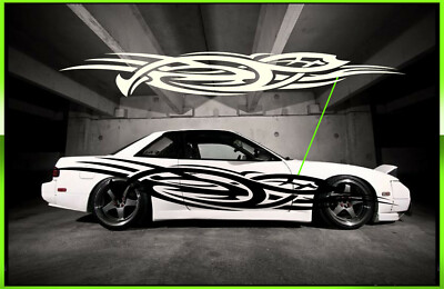 Drift Livery Graphics Tribal Style 4 - Fits 240 280 Skyline Eclipse ...
