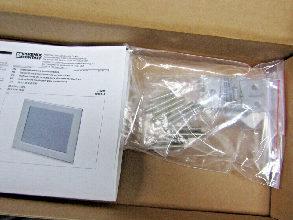 NEW PHOENIX CONTACT BL2 PPC 7000 INDUSTRIAL HMI PANEL PC TOUCH SCREEN ...