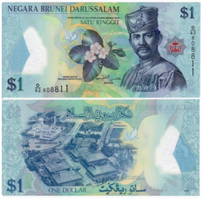 2016-2019 Brunei 1 Ringgit Polymer CURRENCY UNC | eBay UK
