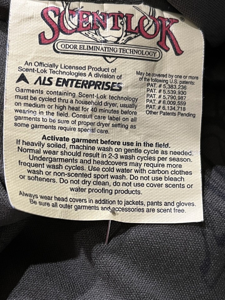 Cabela's Scent Lok hunting pants/Cargo/Lined-Men Sz 44 Reg-Mossy Oak ...