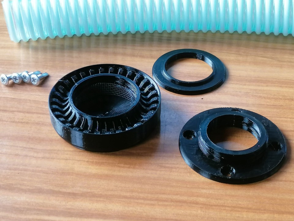 12V Volt Ventilation Kit DIY Inline Fan Air Extraction Inlet Outlet ...