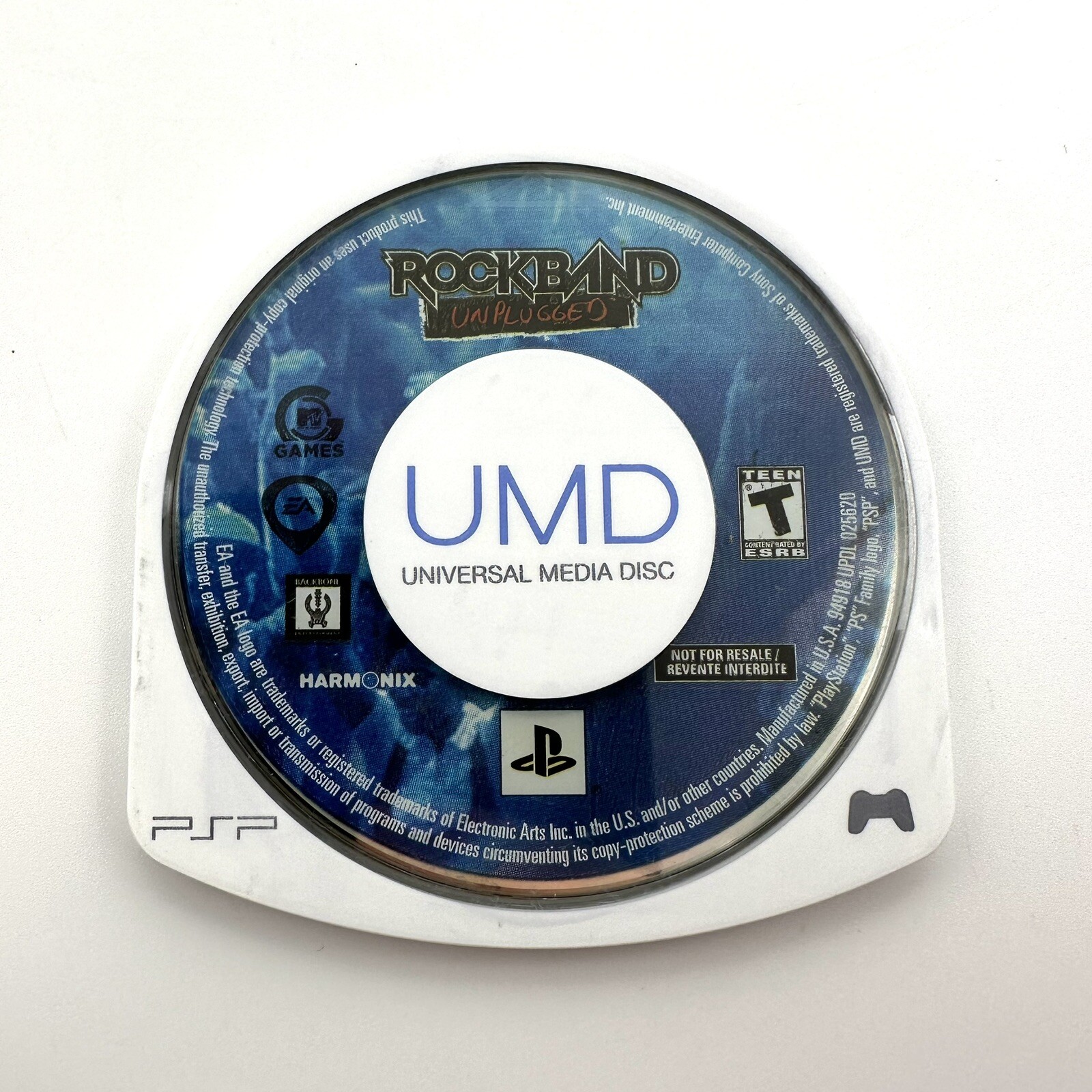Rock Band: Unplugged (Sony PSP, 2009) UMD Disc Only Tested Works Great ...