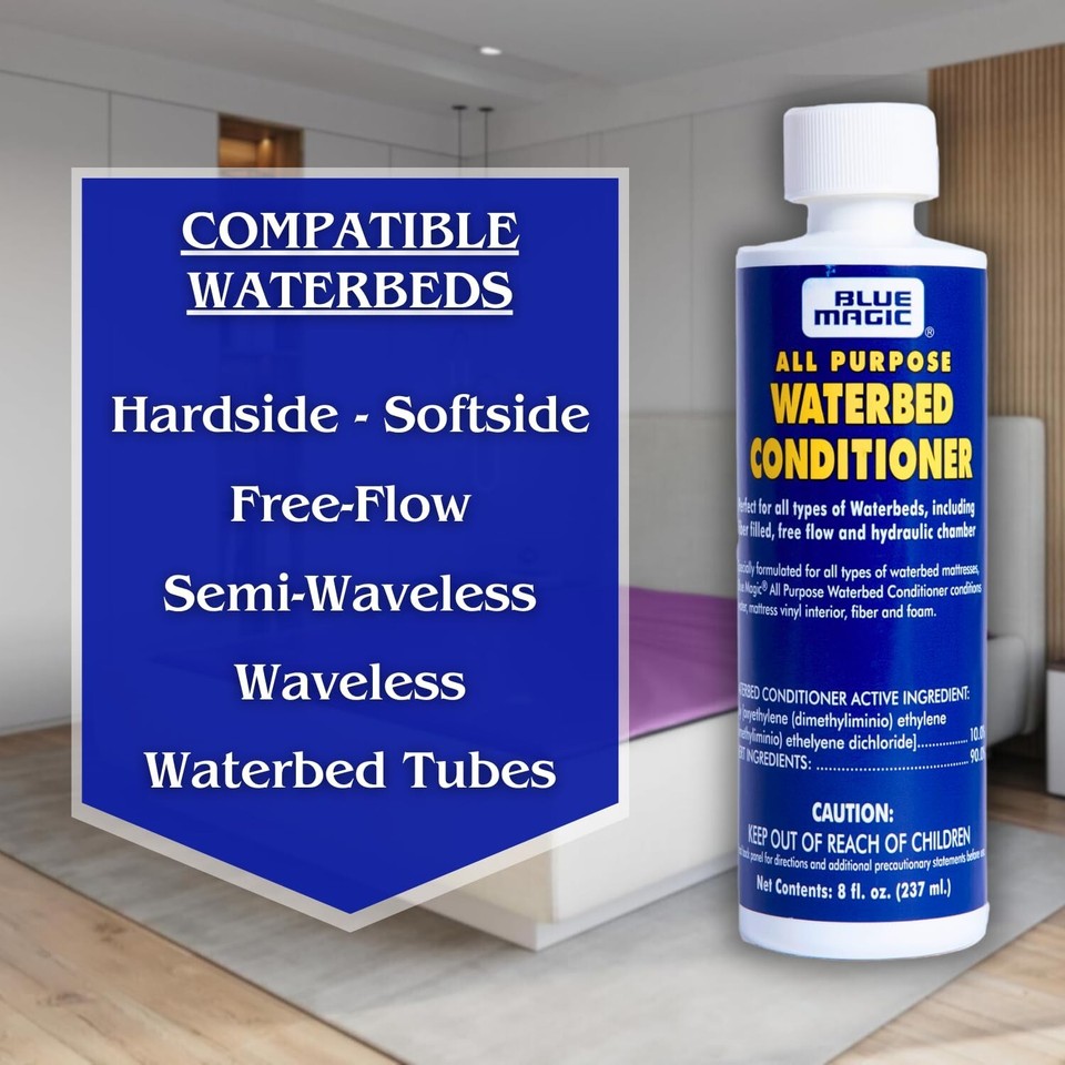 Blue Magic All Purpose Waterbed Conditioner, 8 fl oz (237 ml ...