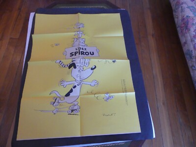 SUPPLEMENT DU JOURNAL SPIROU N°1719 POSTER LISEZ SPIROU MACHEROT (VTO) | eBay