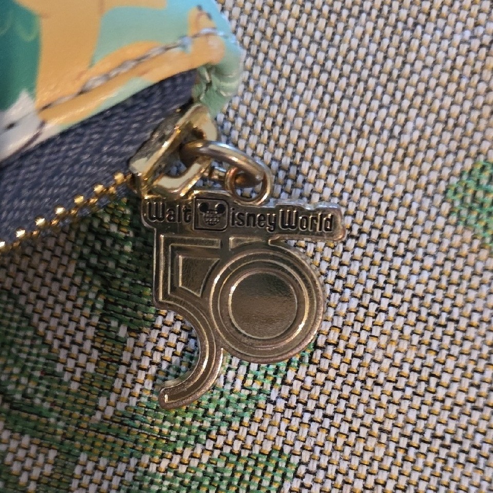 Disney Wallet with Blue and Green Design | eBay