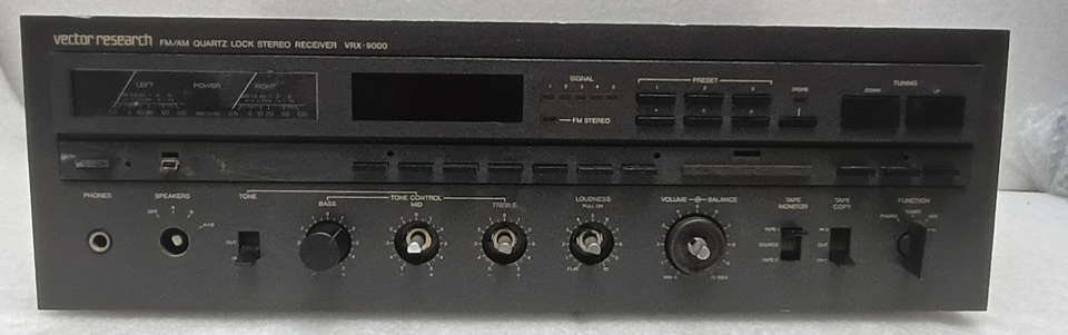 Vector Research Receiver VR-9000 , Vintage Made In Japan PARTS NOT ...