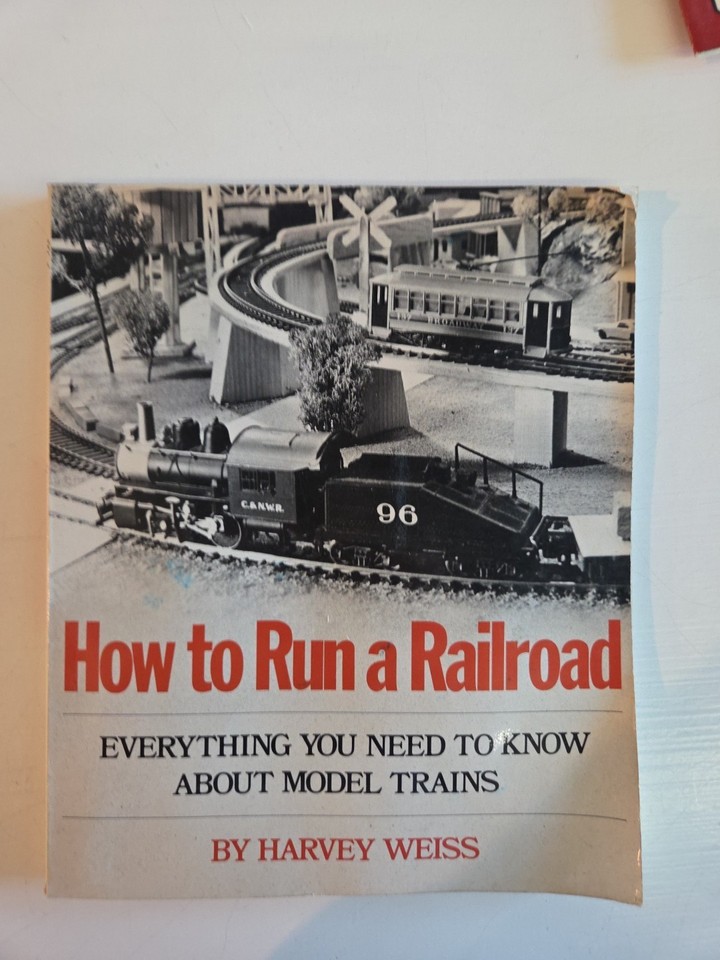 Lot Of 4 Vintage Model Train Layout Books, How To Run A Railroad By ...