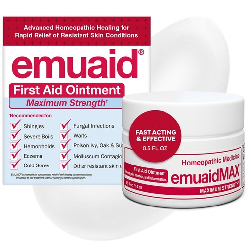 EMUAIDMAX Ointment for Itchy Skin, Maximum Strength Treatment for ...