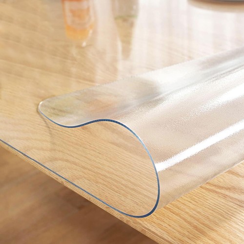 LovePads Frosted Table Cover Protector 38 x 60 Inch 1.5mm Thick Plastic ...