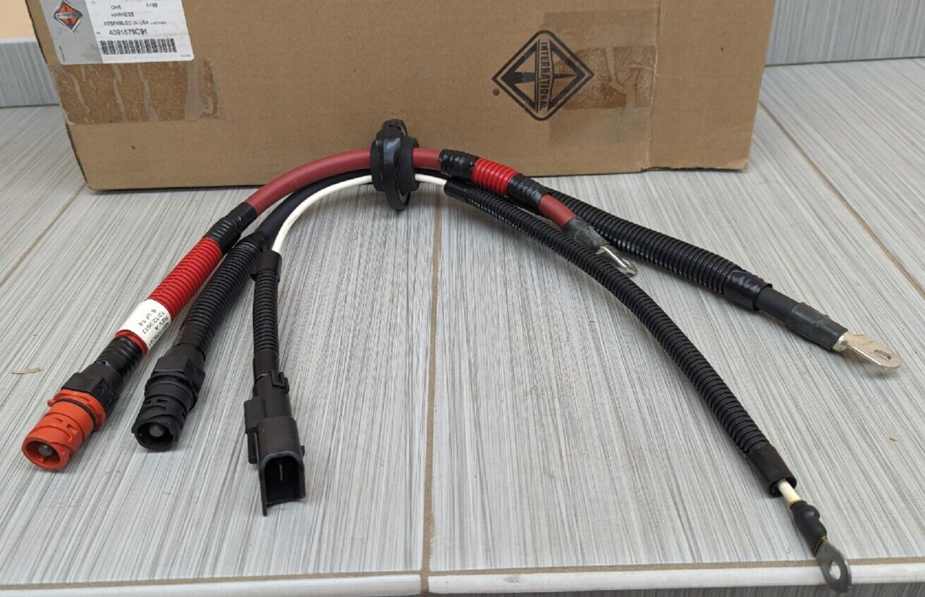 4091579C91 International Power Inverter Harness Power Input Cable Red ...