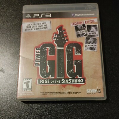POWER GIG Rise of the SixString Playstation 3 PS3 System Music Game ...
