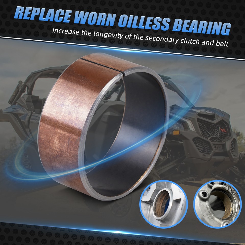 Secondary Clutch Movable Sheave & Helix Bushing For Can-Am Maverick X3 ...