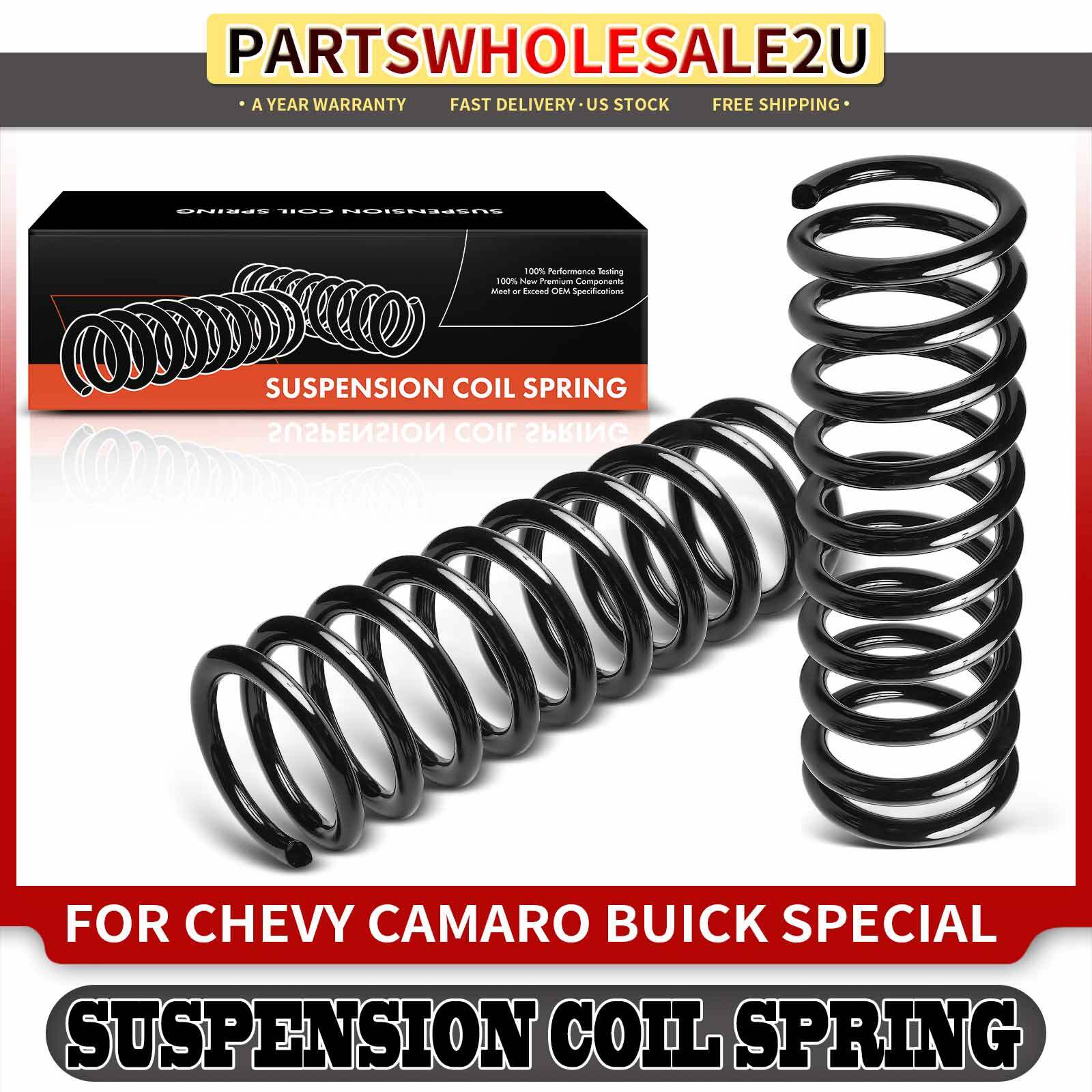2Pcs Front Coil Spring for Chevrolet Camaro Bel Air Del Ray Nova Buick ...