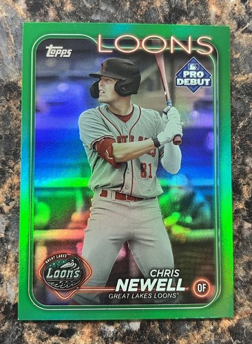 2024 Topps Pro Debut - Chris Newell #PD-100 Green Foil /99 (RC) for ...