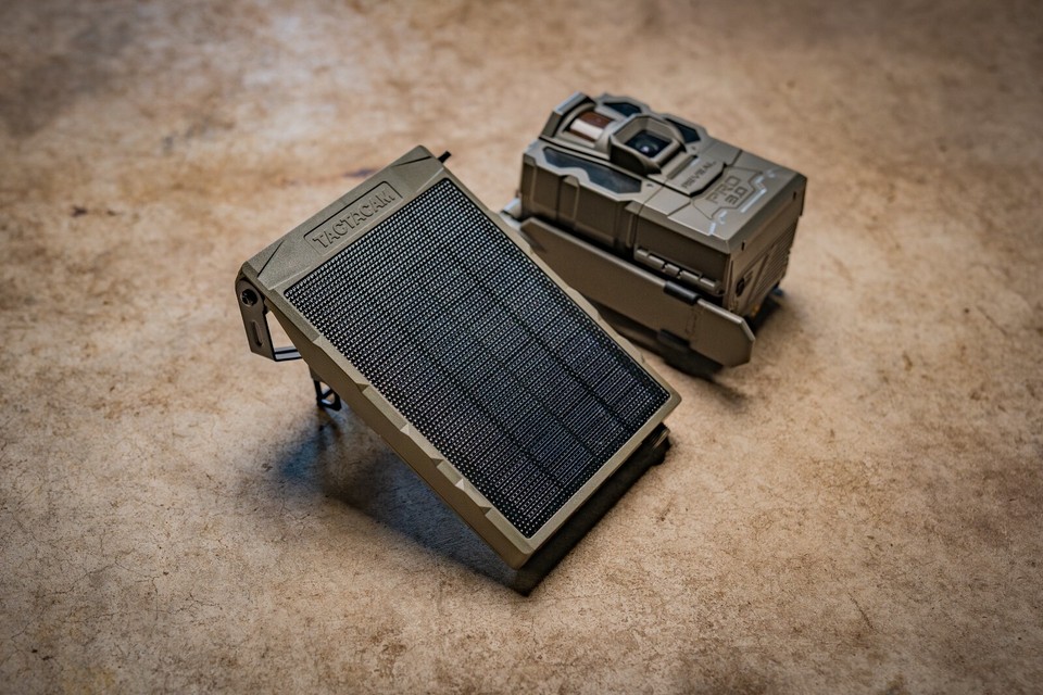 Tactacam Reveal External Solar Panel - Power Your Reveal Trail Camera ...