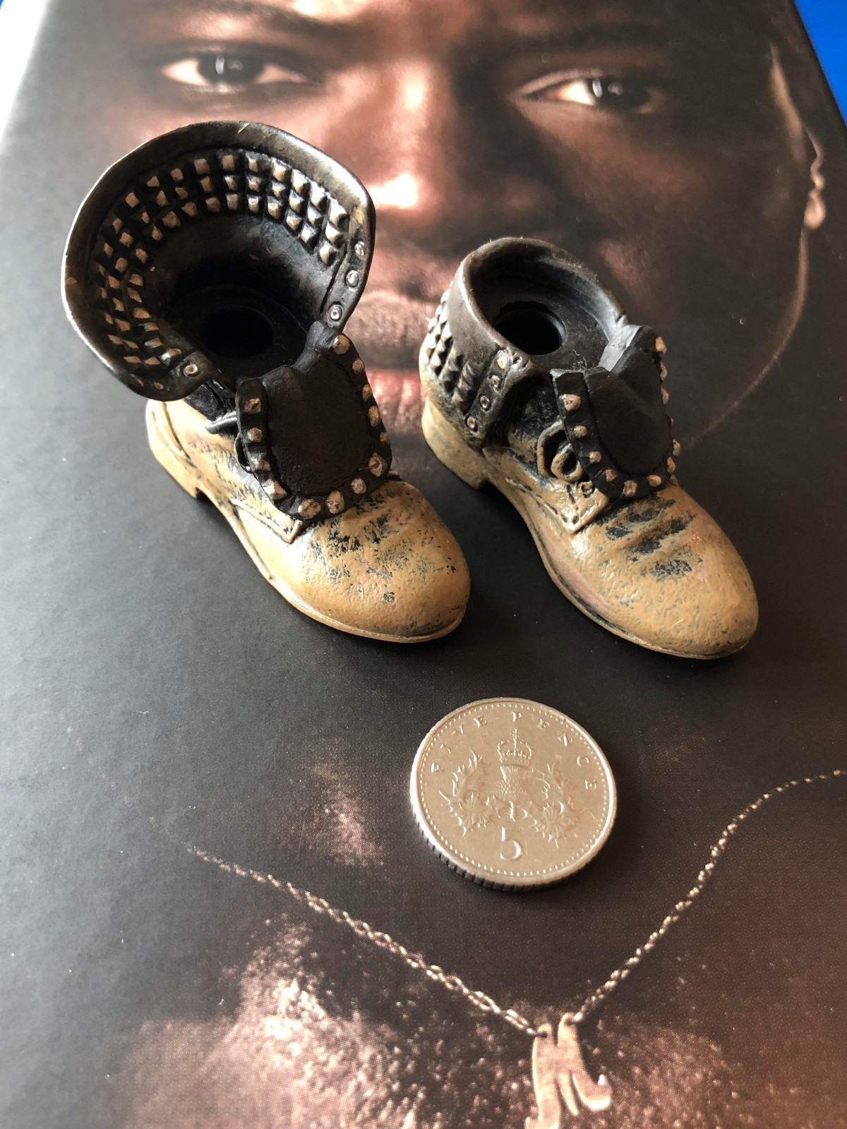 ThreeZero The Walking Dead TWD Michonne Motorcycle Boots loose 1/6th ...
