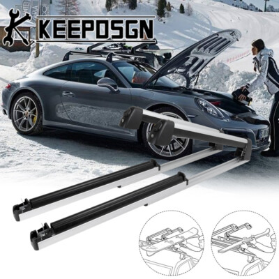 For Porsche 911 Car Snow Ski Snowboard Roof Racks Carriers Mount Slide ...