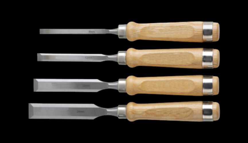 Stechbeitel Satz mit Holzgriff Holzbeitel Holz Meissel Beitel Meister ...