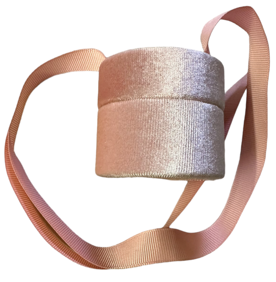 Pink Plush Ring Box with Ribbon for Proposal, Engagement, Wedding ...