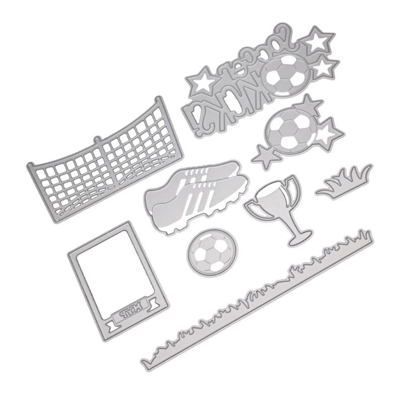 Football Metal Cutting Dies Stencil DIY Scrapbooking Album Stamp Paper ...