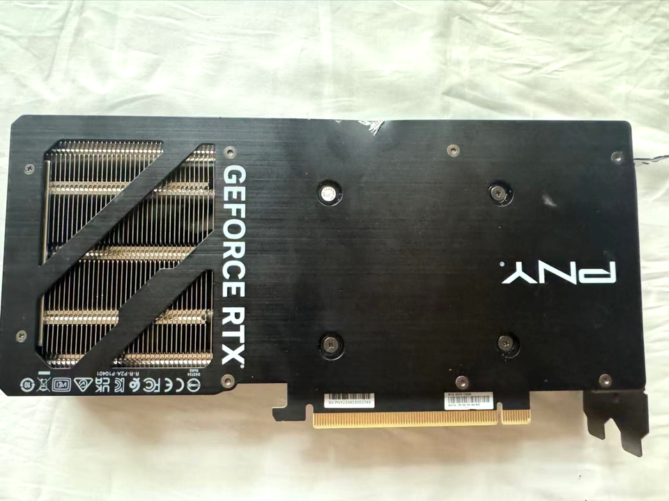 BAD PNY GeForce RTX 4070 VERTO Dual Fan 12GB GDDR6X Graphics Card ( AS ...